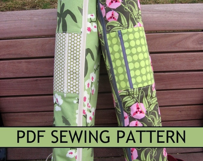 Yoga Mat Bag PDF Sewing Pattern - Etsy