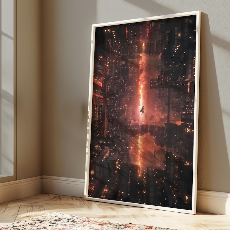 Tanjiro Infinity Castle Poster - Demon Slayer Digital Print, Cinematic ...