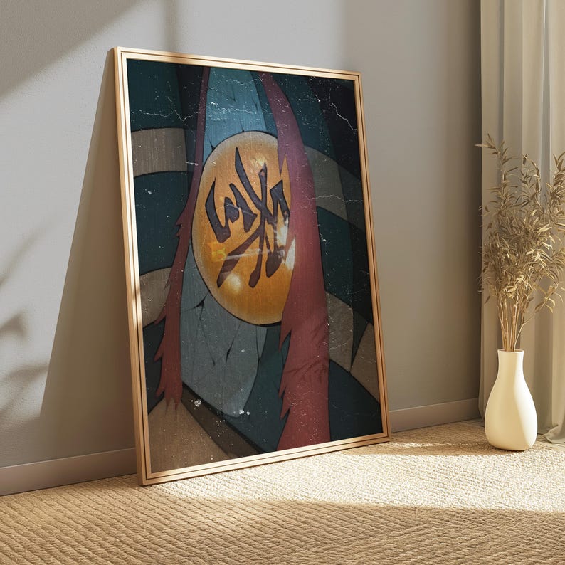 Demon Slayer Akaza Eye Poster - Infinity Castle Arc Anime Wall Art ...