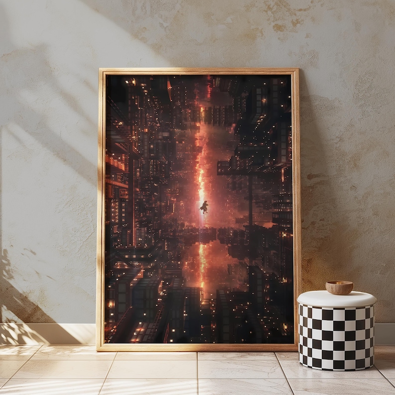 Tanjiro Infinity Castle Poster - Demon Slayer Digital Print, Cinematic ...