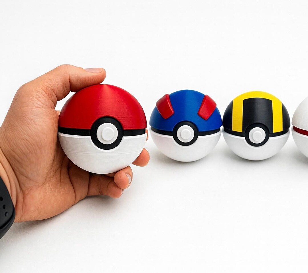 Pokemon Premium Poke Ball Model 4-pack – Poke Ball, Great Ball, Ultra ...