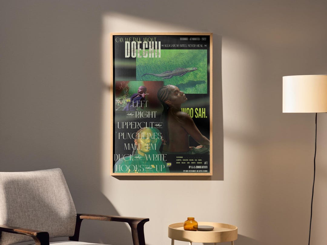 Doechii Album Art Poster: Alligator Bites Never Heal, Satin Finish - Etsy