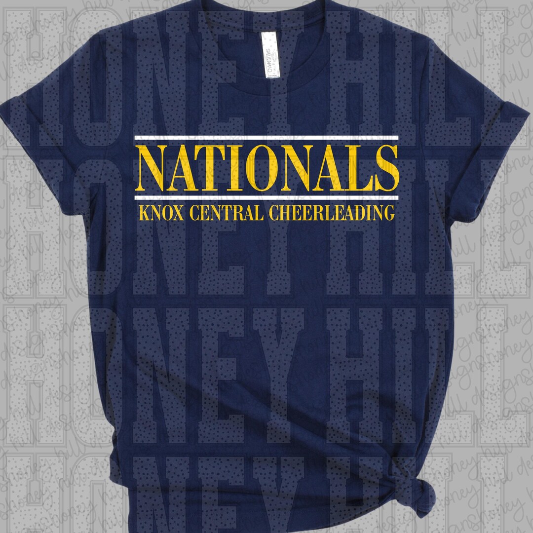 419. Knox Central Cheerleading Nationals Design Digital Download PNG ...