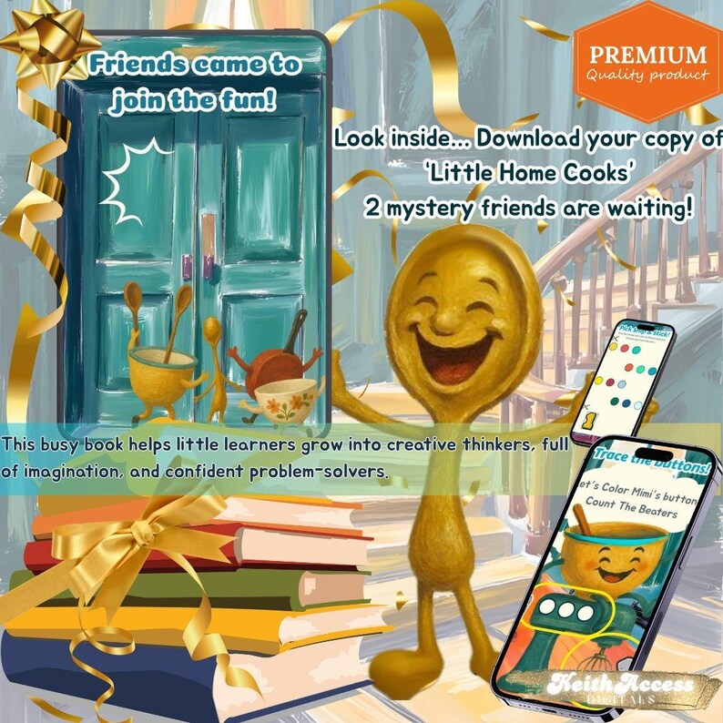 Little Home Cooks Busy Book | Toddler Tracing, Name Practice, and ...