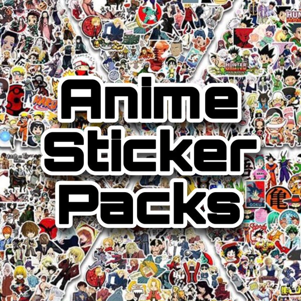 Anime Sticker Pack - Etsy