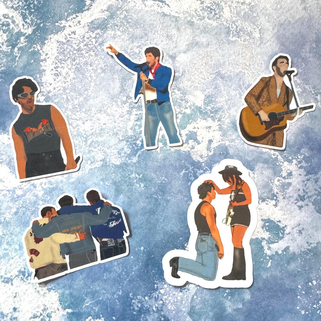 Jonas Brothers Tour Stickers (pack of 5) - Etsy