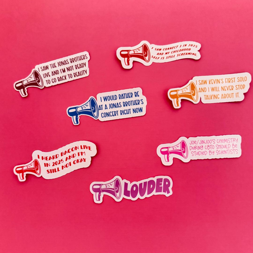 Jonas PSA Stickers - Waterproof - Etsy