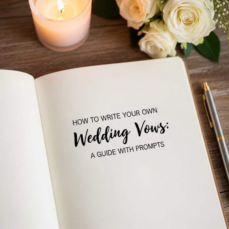 How to Write Your Own Wedding Vows Guide With Prompts | Personalized ...