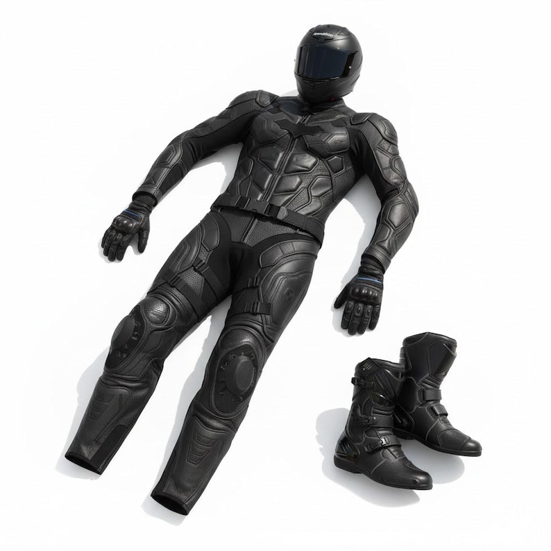 Apexmoto Stealth Armor Motorcycle Racing Suit – Custom Leather CE ...
