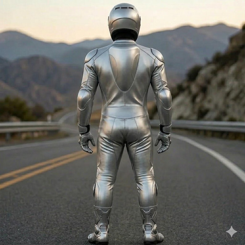 Handmade Motorcycle Racing Suit | CE Armor Leather Biker Track Gear Men ...