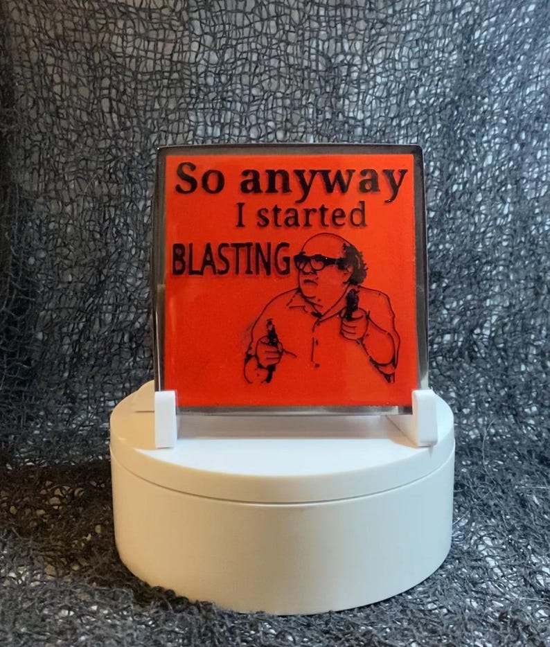 Frank Reynolds Magnet: It's Always Sunny in Philadelphia- so Anyway I Started Blasting - Etsy