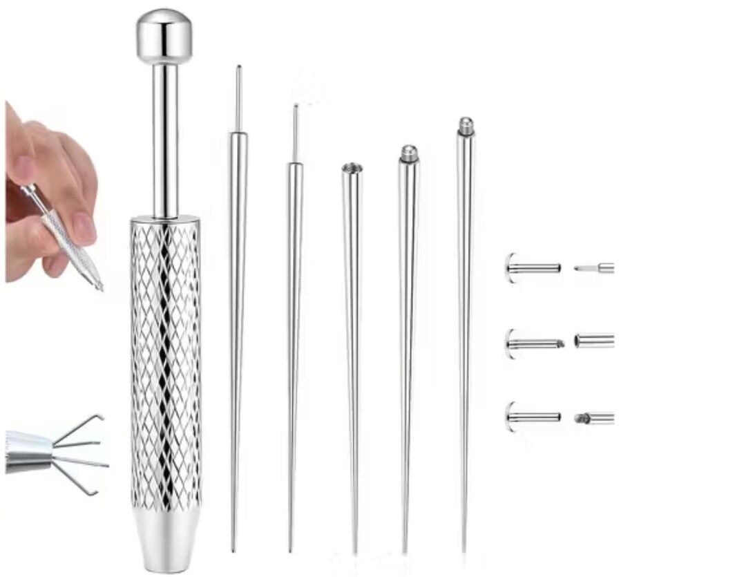 Stainless Steel Piercing Taper Tool, Flat Back Earring Applicator - Etsy