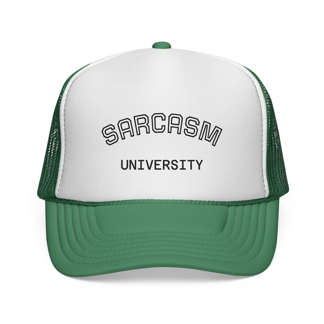 Sarcasm University Trucker Caps - Funny Gift for Students, Gift for Him ...