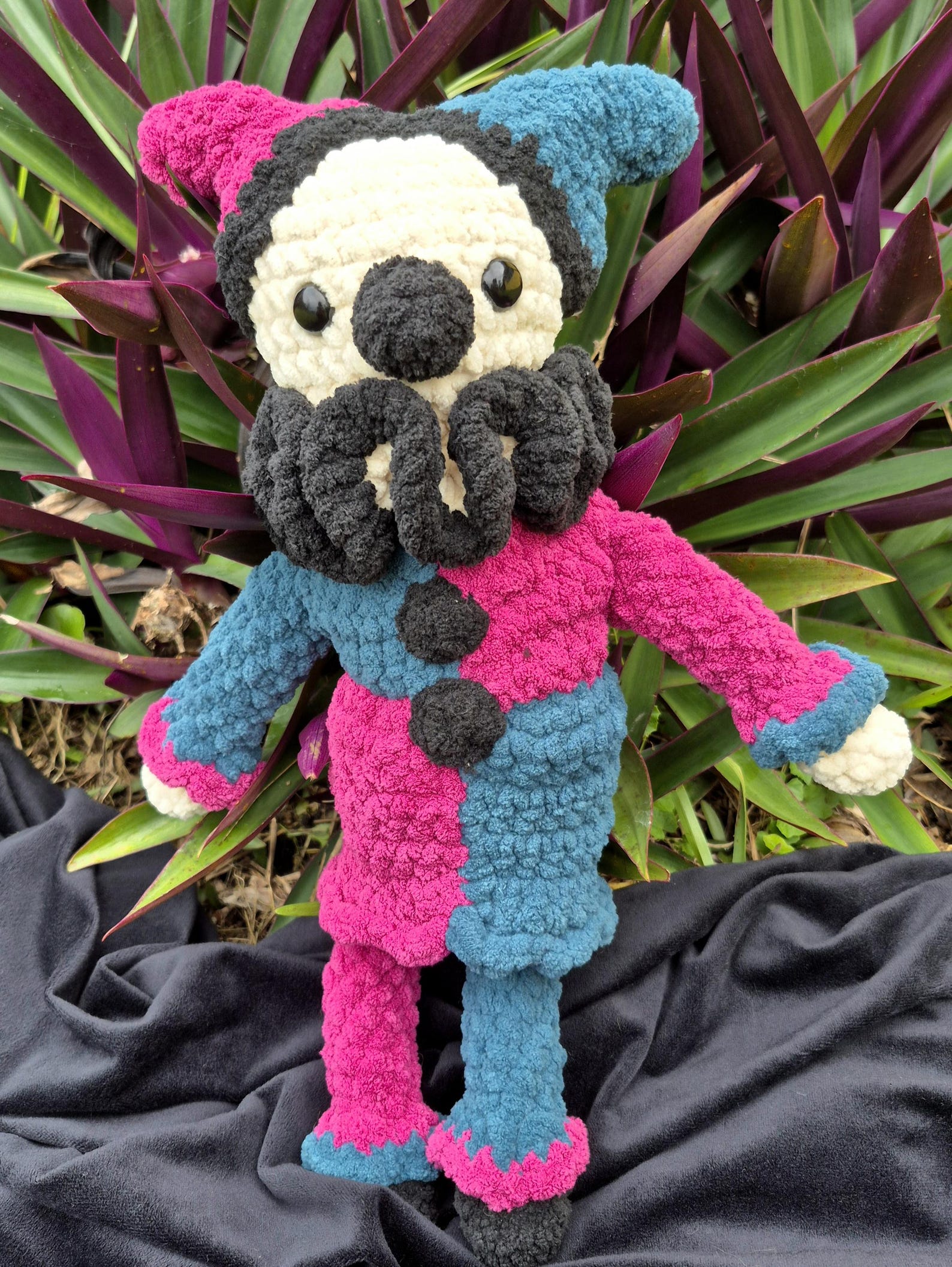Crochet Silly Jester Clown Plushie | Handmade - Etsy