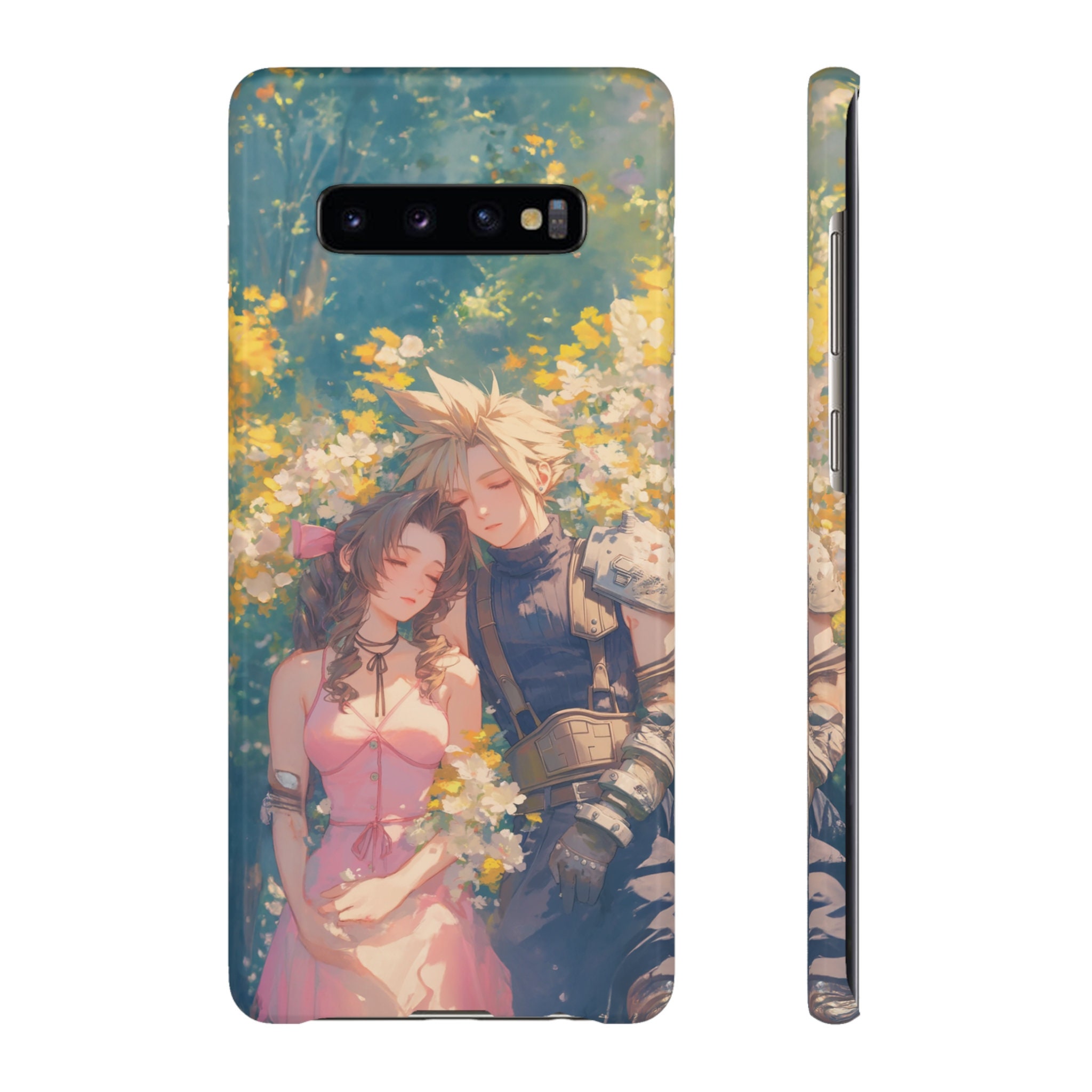 FFVII Cloud and Aerith Flower Google Pixel 5, Final Fantasy ...