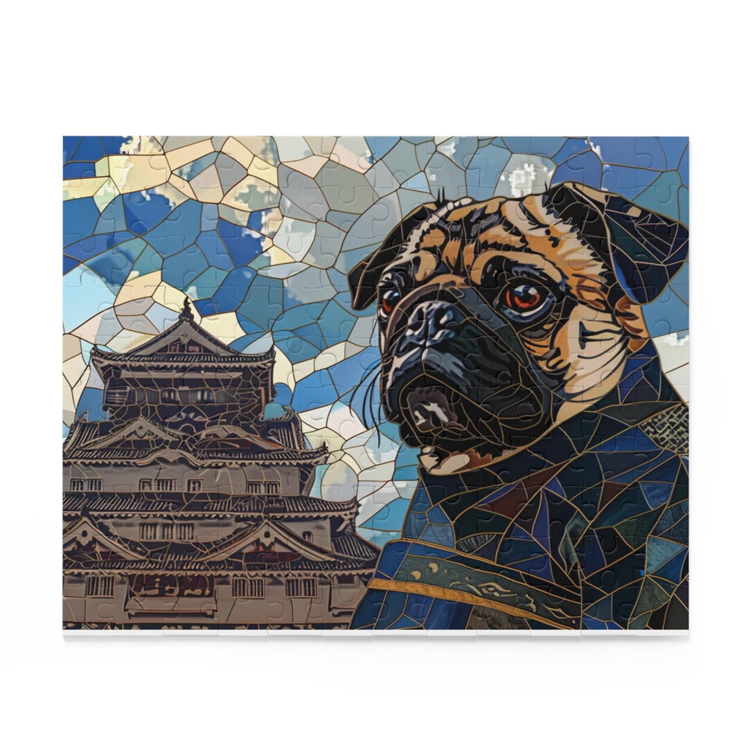 Puzzle, Dog Ninja Castle Jigsaw, 252-piece Gift, Canine Lover Game ...