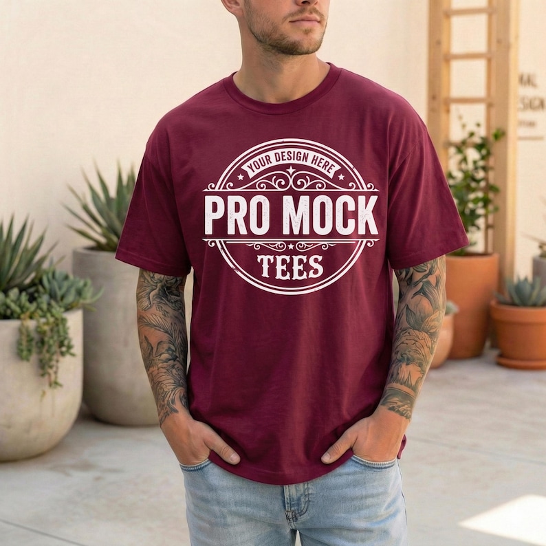 Bella Canvas 3001 Mockup Bundle | 59 Colors | Male Model T-shirt ...