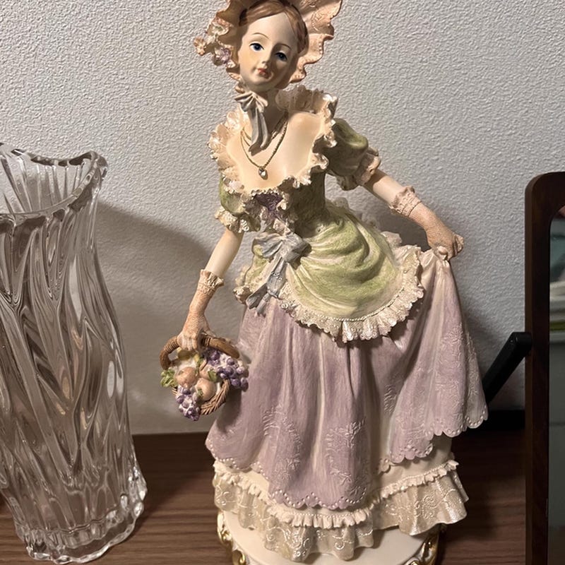 Antique Figurines Lady - Etsy UK