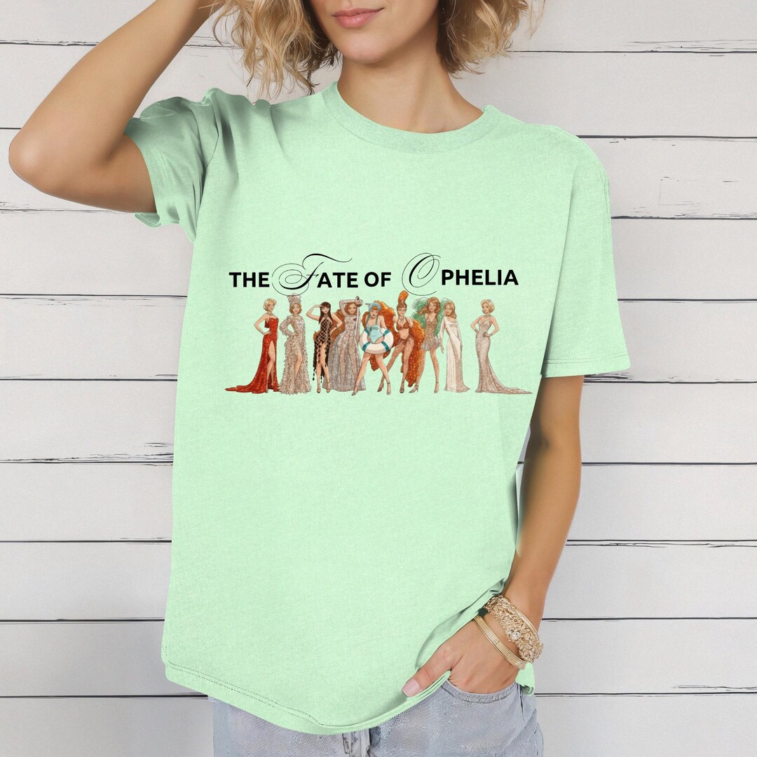 The Fate of Ophelia Shirt, Comfort Colors Literary Tee, Book Lover Gift ...