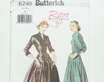 Butterick Vintage Retro Dress Pattern Uncut Size Multi - Etsy