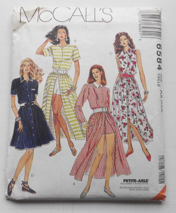 Mccall's 6584 Size 468 UNCUT Out of Print Vintage | Etsy