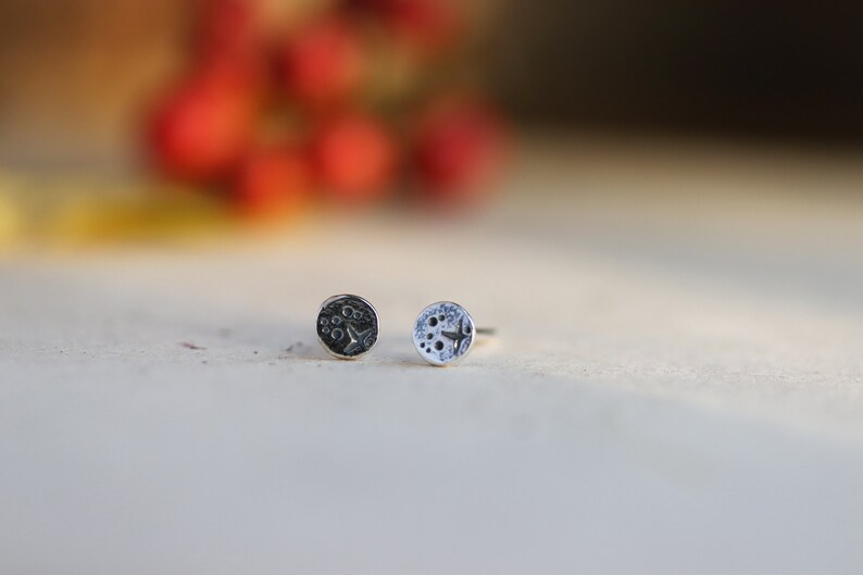 Starlight Studs Sterling Silver Star Stud Earrings - Etsy