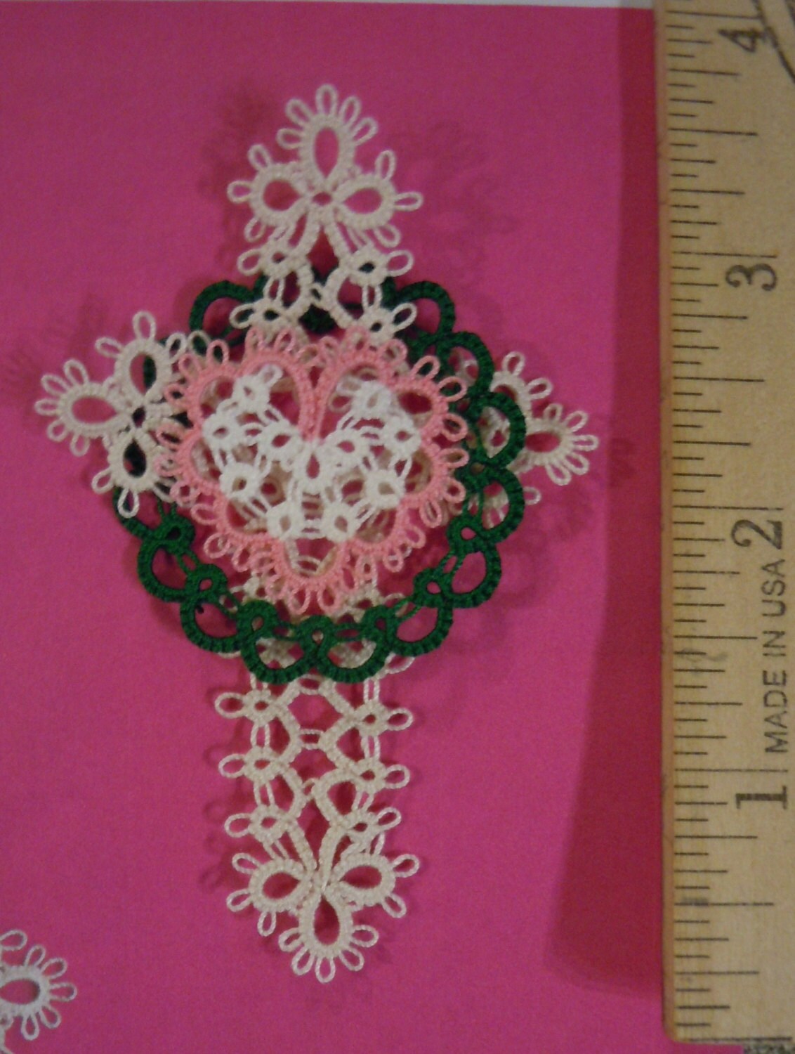 PATTERN: Tatted VICTORY of CHRIST Christmon Tatting Pattern - - Pattern ...