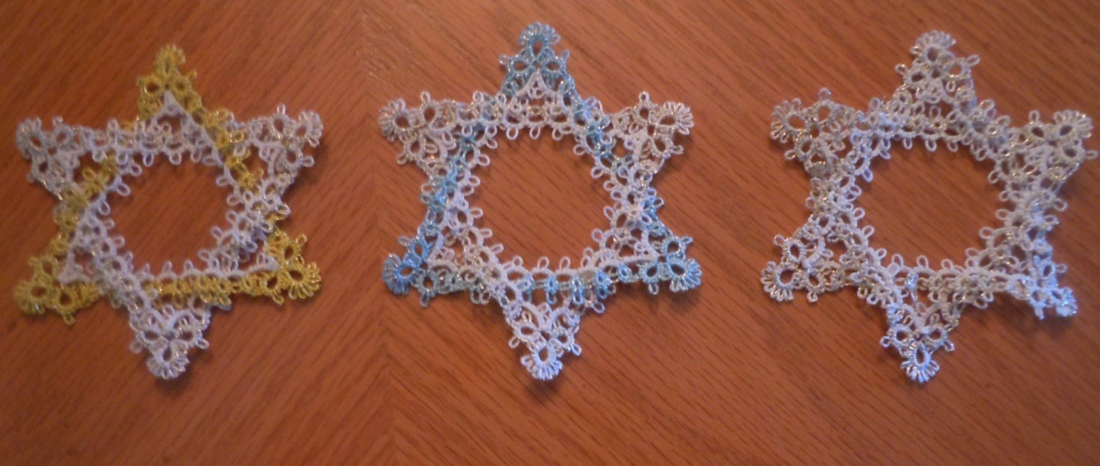 PATTERN: Tatted STAR of DAVID Large & Mini Symbol Tatting Pattern ...