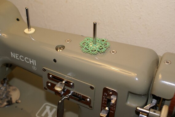 Handmade Tatting SPOOL PIN Doily Antique Sewing Machine - Etsy