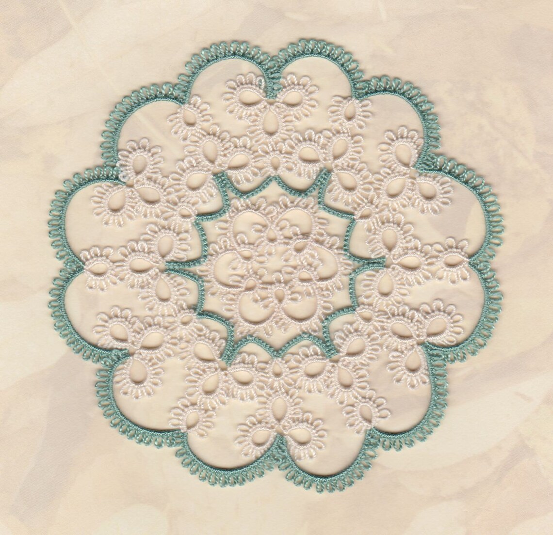 PATTERN: Tatted LACEY Snowflake and Tiny Lacey DOILY Tatting - Etsy