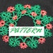 PATTERN: A Fabulous Tatted WREATH 2013 Tatting Pattern | Etsy