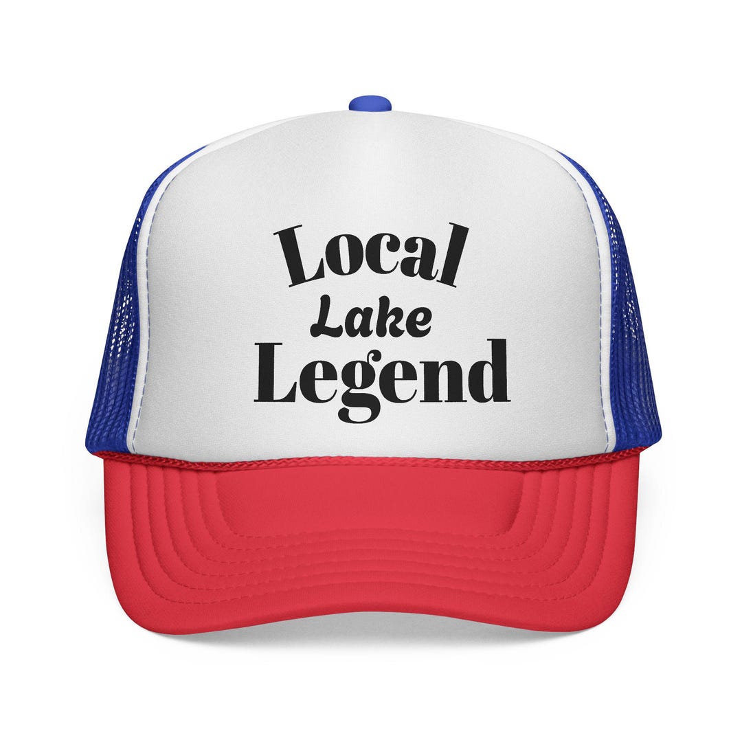 Lake Local Legend Trucker Cap: Fashionable Outdoor Accessory - Etsy