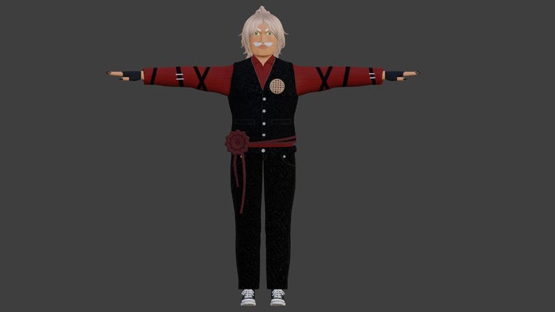 Minecraft Avatar for Vrchat, Rigged Model With Facial Expressions (FBX ...