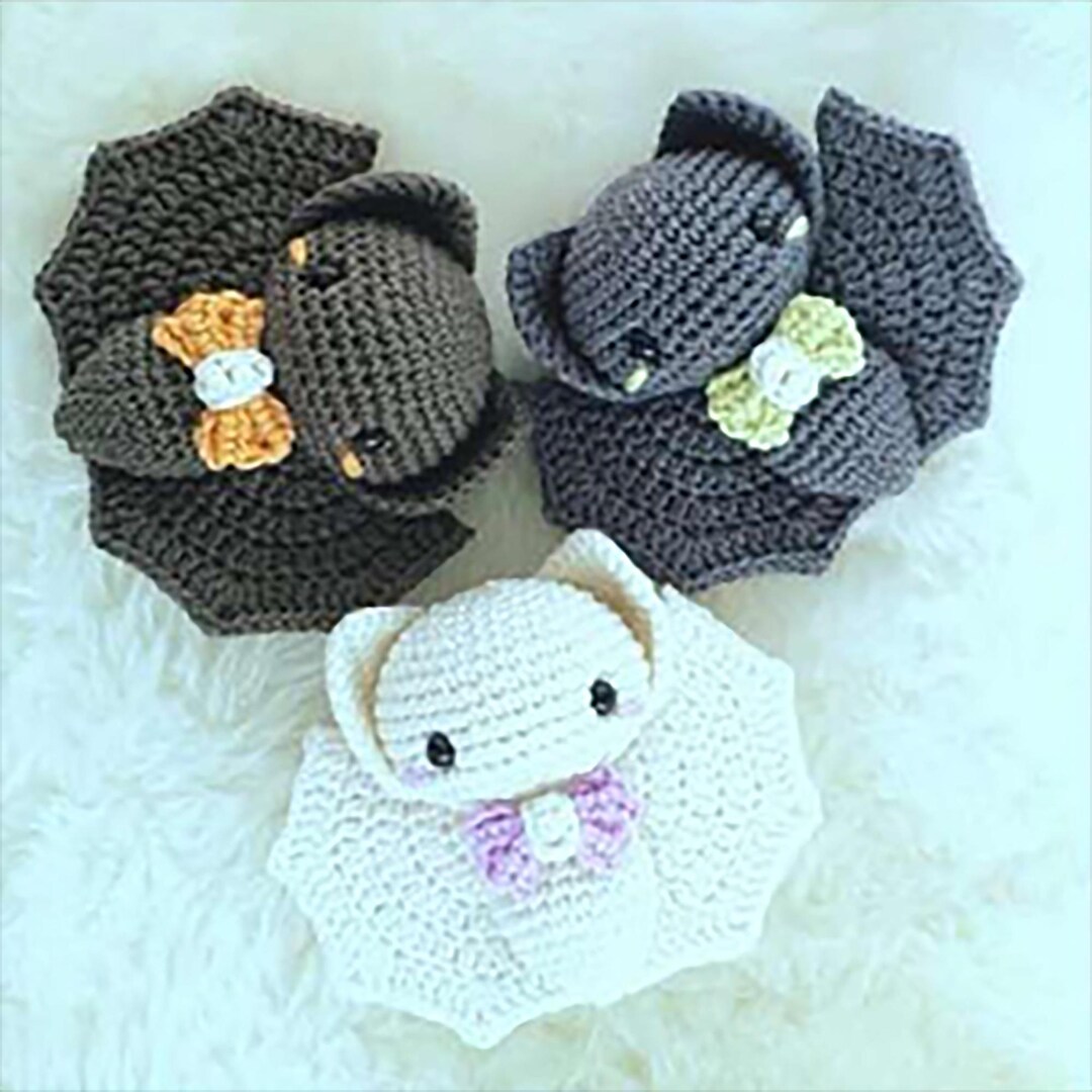Baby Bat Crochet Pattern | Amigurumi Bat PDF | Cute Halloween Toy ...