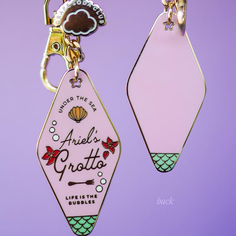 Mermaid Metal Keychain - Etsy