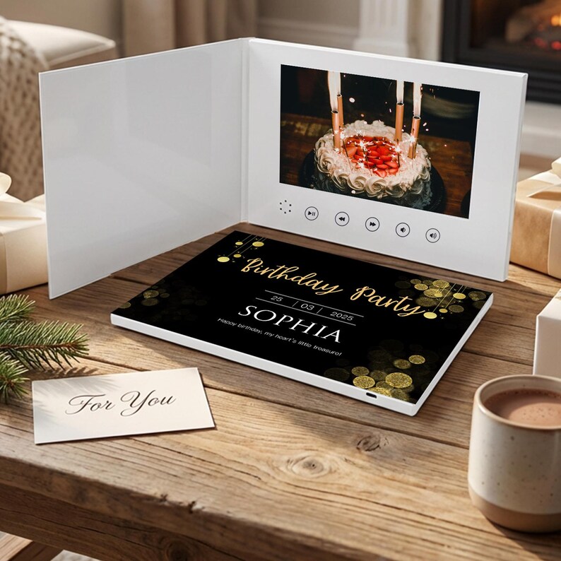 Custom Video Photo Album | Acrylic Cover, 7-inch HD Screen - Etsy