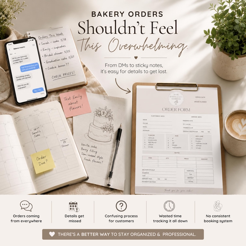 Bakery Ordering System, Order Form Contract Invoice Pricing Guide ...