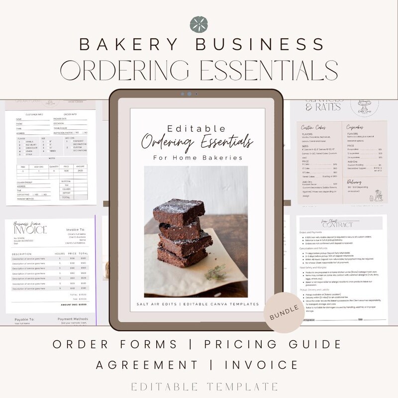 Bakery Order Forms - Etsy