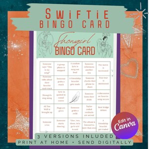 Swiftie Life of a Showgirl Era Bingo Game | 3 Luxurious Versions | # ...