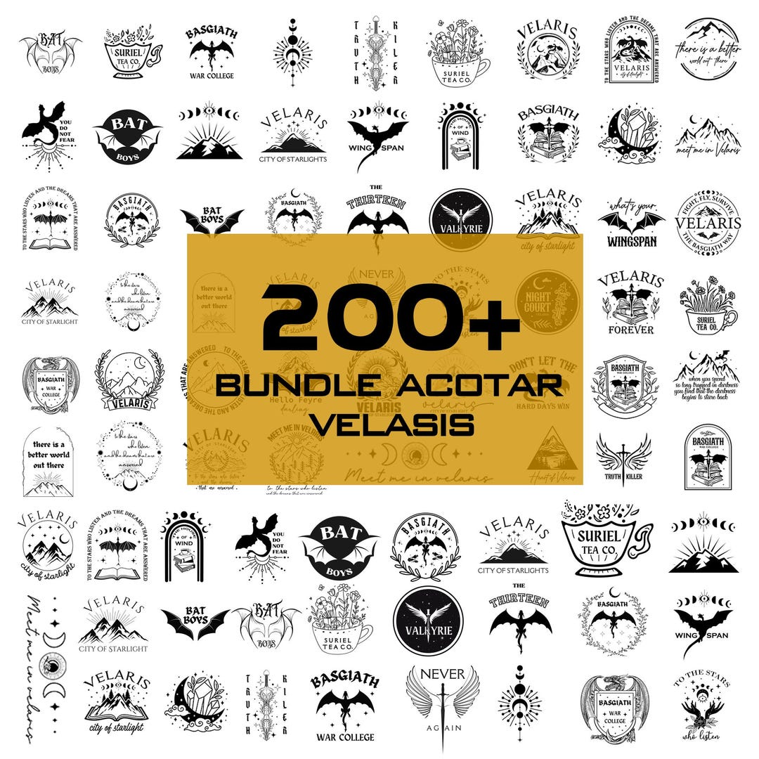 200+ Bundle Acotar Velaris PNG Bundle, Bat Boys PNG, Fourth Wing PNG ...