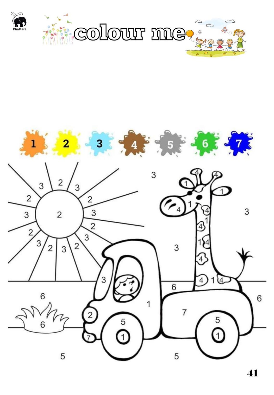 Animal Coloring Pages for Kids Printable, Download A4 PDF. - Etsy