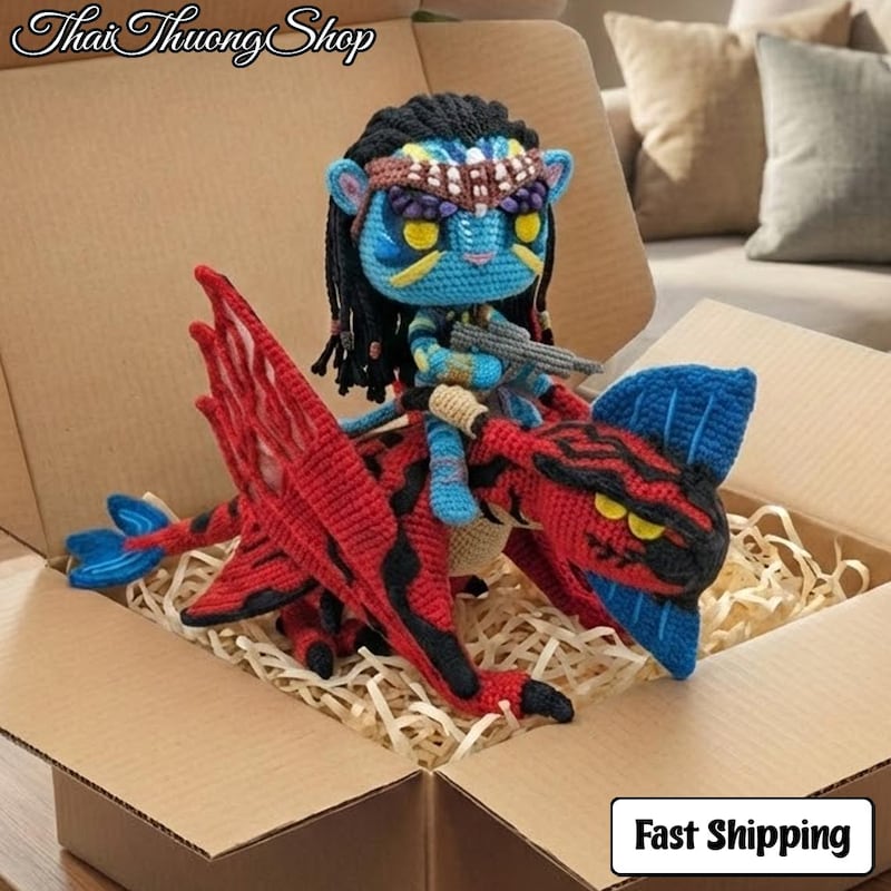 Crochet Patterns Ikran Avatar - Etsy