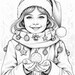 100 Adorable Girl Christmas Coloring Pages for Adults and Kids ...