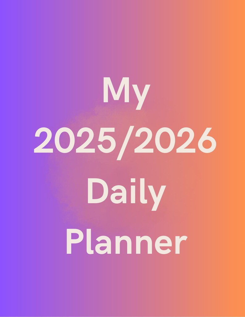 2025-2026 Digital Daily Planner: Goal & Habit Tracker (goodnotes ...