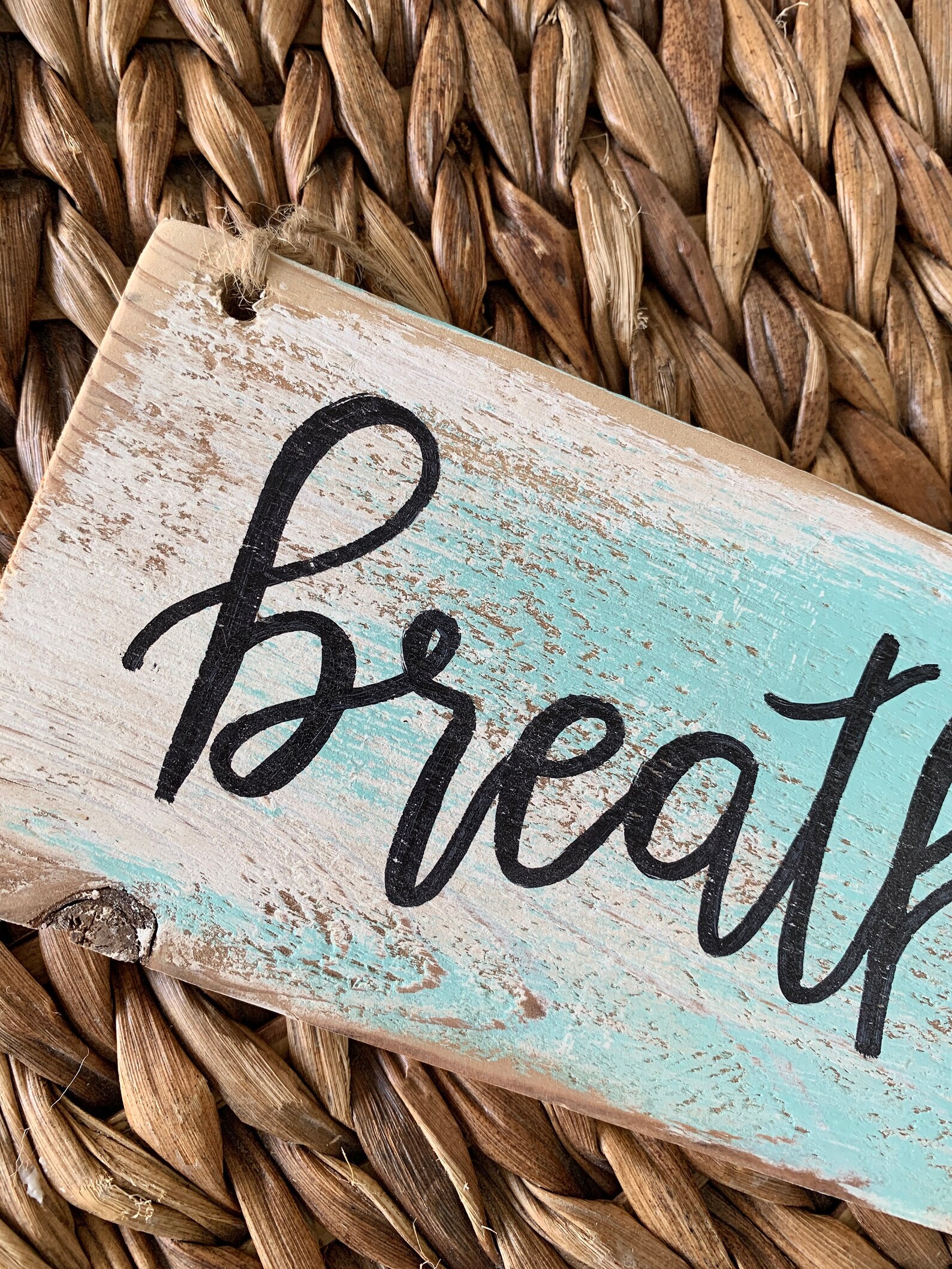 Breathe Sign Yogi Gift Meditate Yoga Studio Zen - Etsy