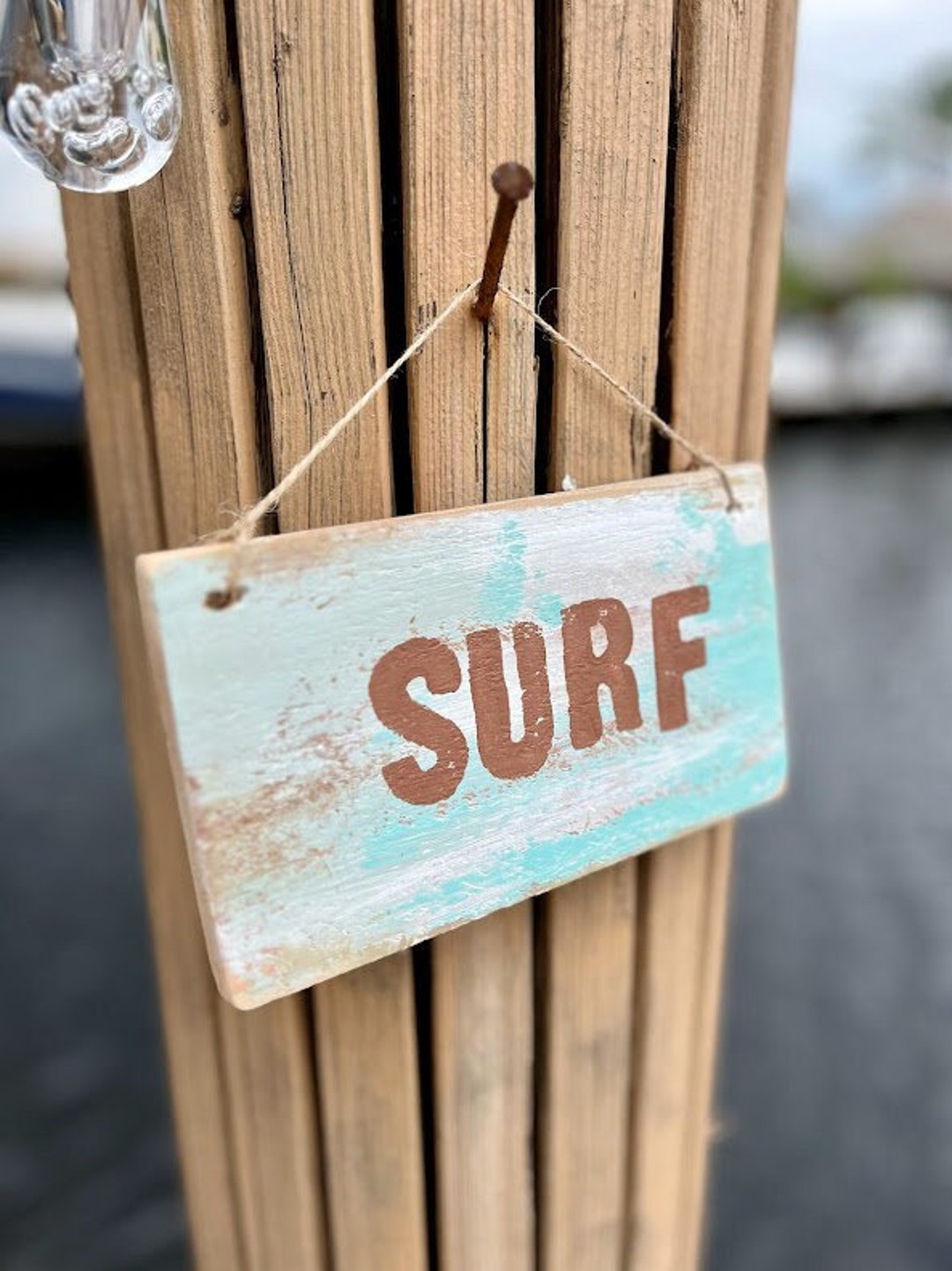 Surf - Surf Art- Surf Sign - Surf Wall Art - Tiki Hut Sign - Beach ...