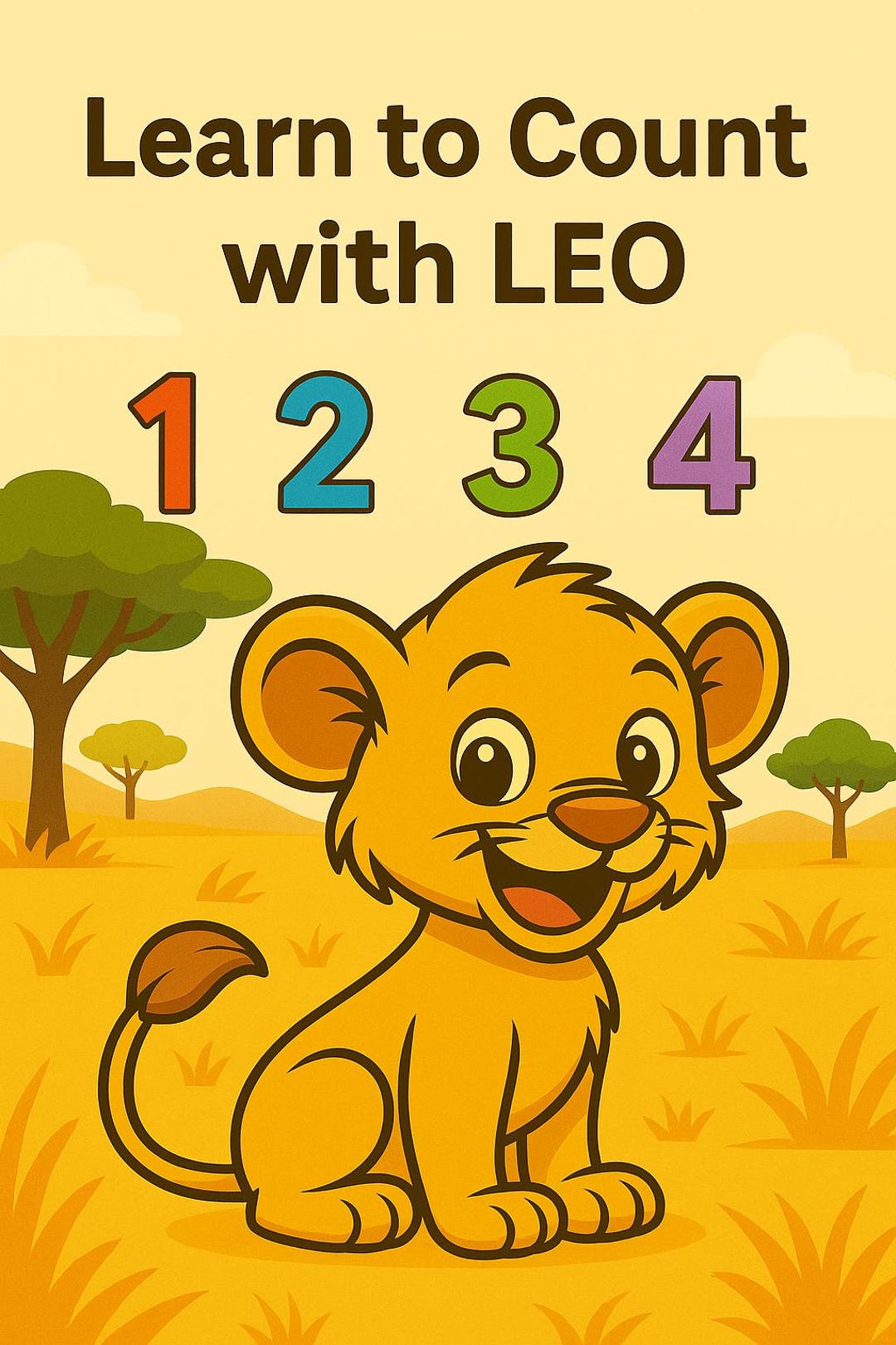 Preschool Numbers Workbook: Learn to Count With Leo (printable PDF) - Etsy