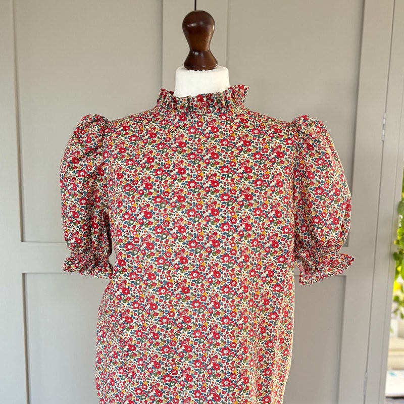 Ruffle Collar Shirt - Etsy