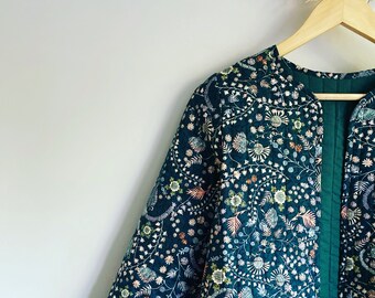 Liberty Quilted Jacket - Etsy