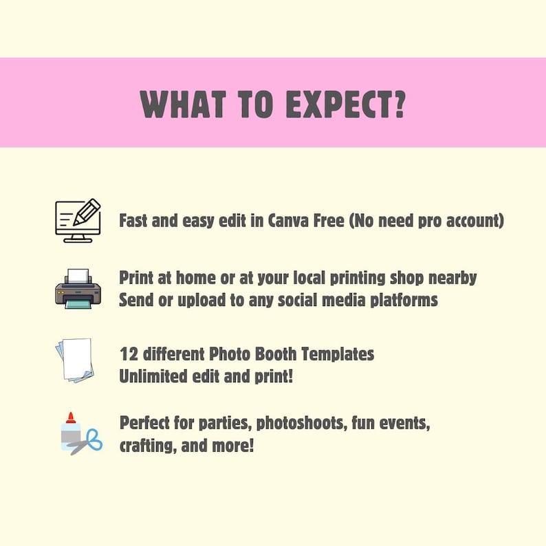 KPOP Demon Hunter Photobooth Templates | Huntrix Party Photo Booth ...